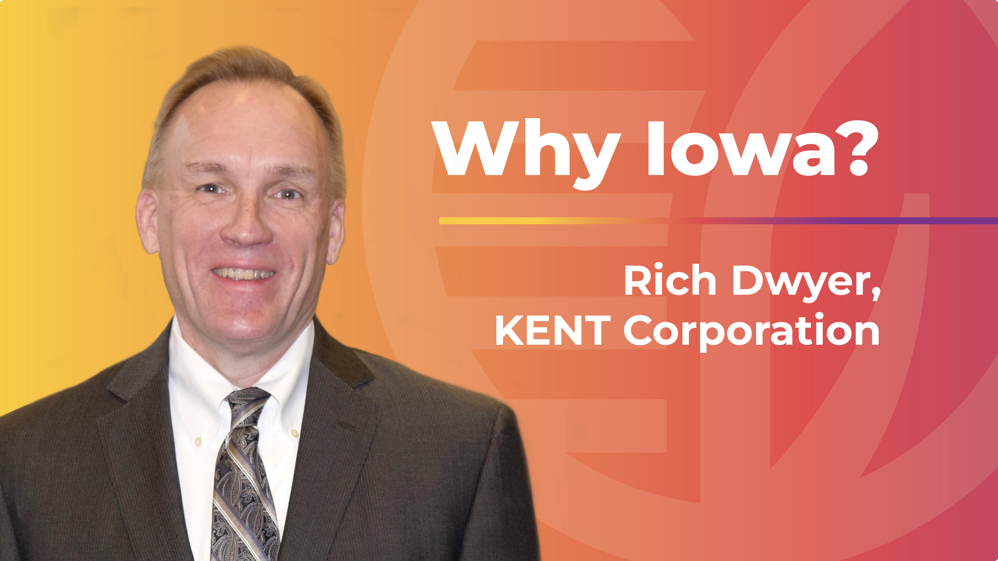 Rich Dwyer Leads KENT, Muscatine Community